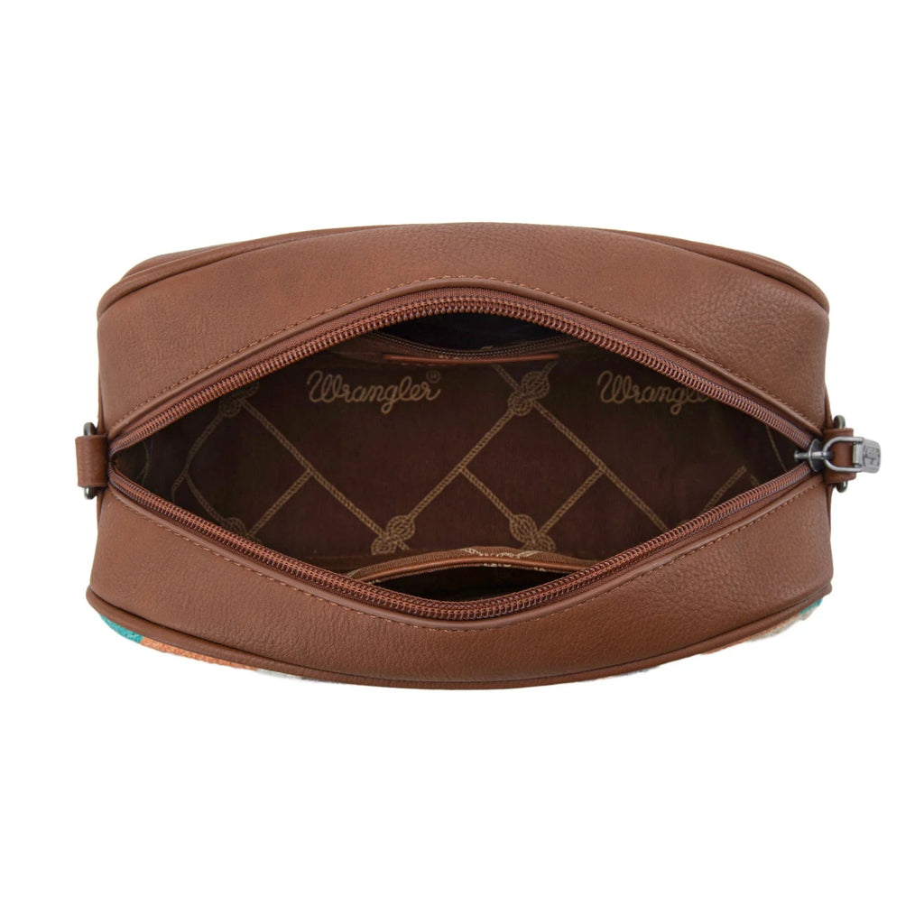 Wrangler Sherpa Aztec Canvas Crossbody – 260 Broadway Boutique